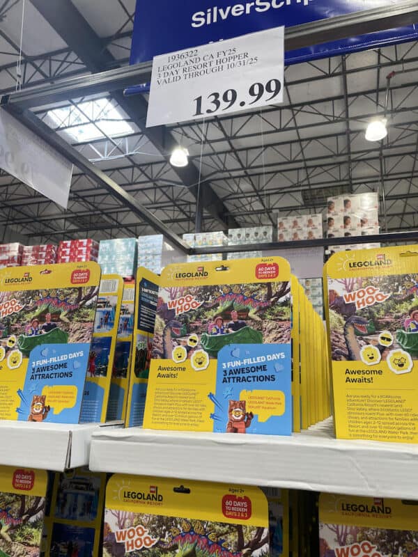Costco LEGOLAND Tickets Summer 2025 Offer - Any Tots