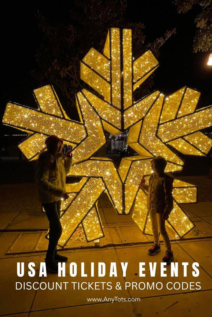 List of US Holiday Events 2025 + Discount Tickets - Any Tots
